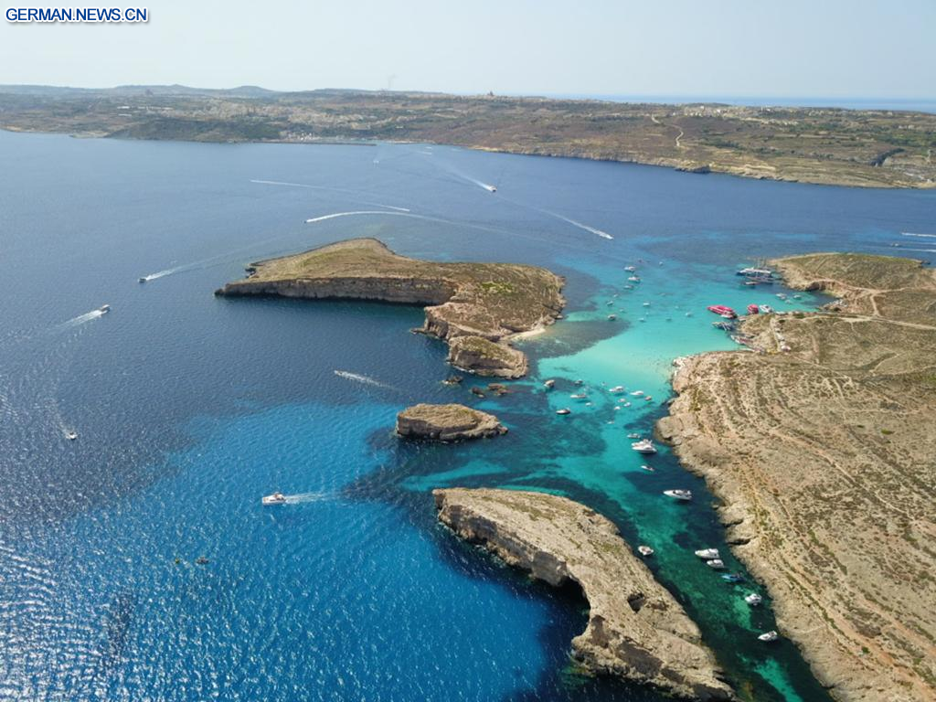 Ein Blick auf Insel Comino von Malta - Xinhua | German.news.cn